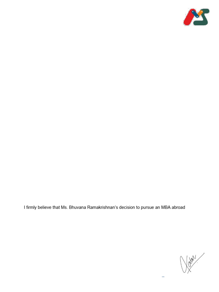 Bhuvana Ramakrishnan Pdf Leadership Master Of Business Administration