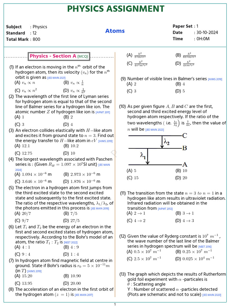 Atoms 1730230088 | PDF | Electron | Atoms