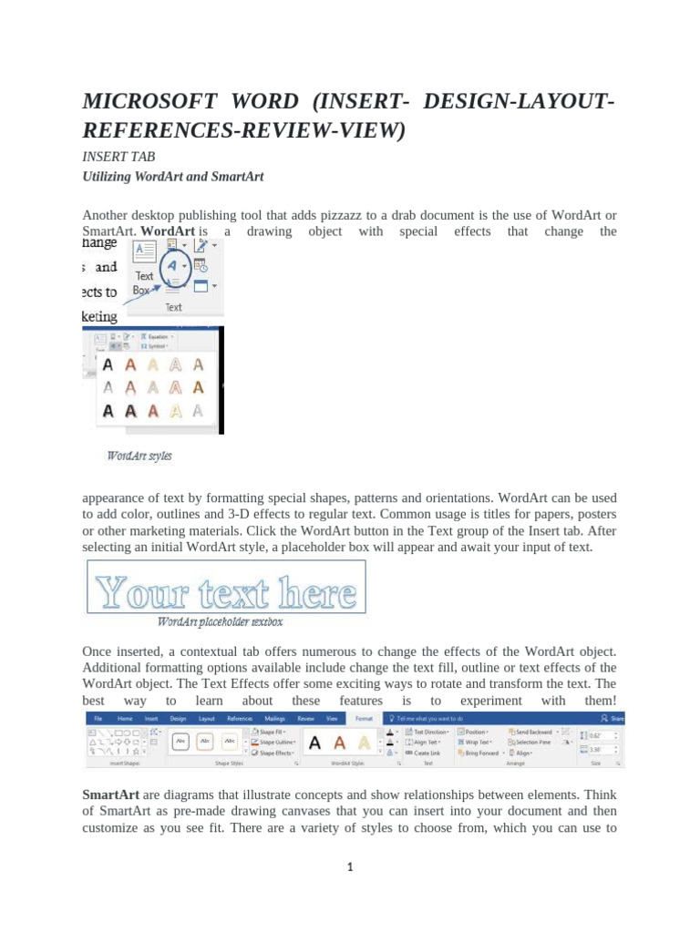 Lesson 5 - Microsoft Word - Part F 2 | PDF | Hyperlink | Microsoft Word