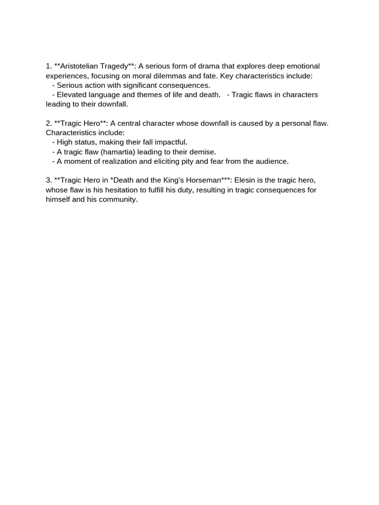 Tragedy Literature | PDF