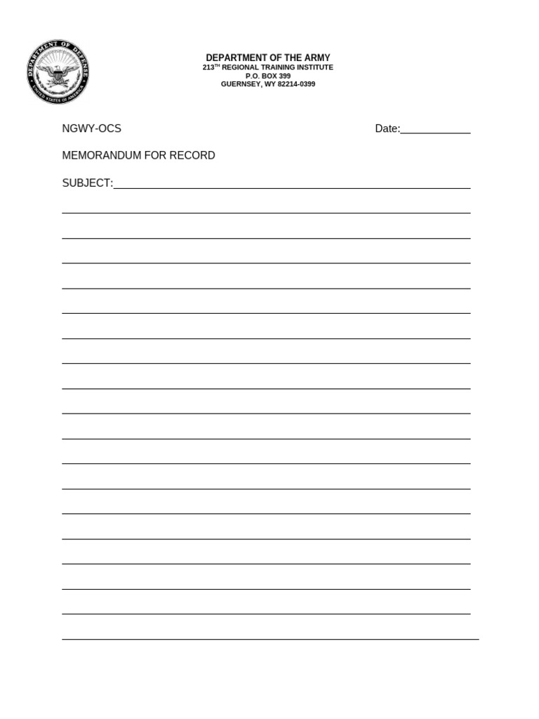 HandWritten Memo Template | PDF