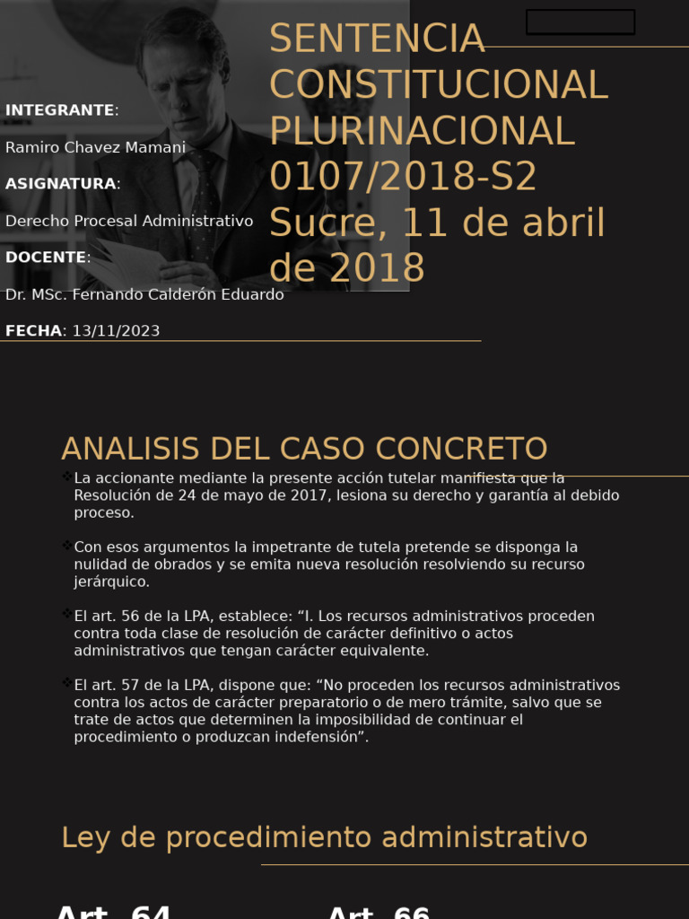 Diapositiva_SCP 0107_2018-S2 | PDF | Separación de poderes | Ley Pública