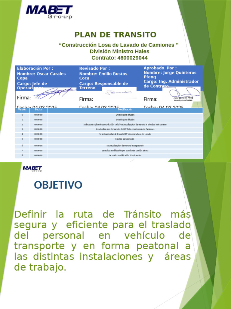 Plan de Transito Revc. | PDF | Camión | Transporte