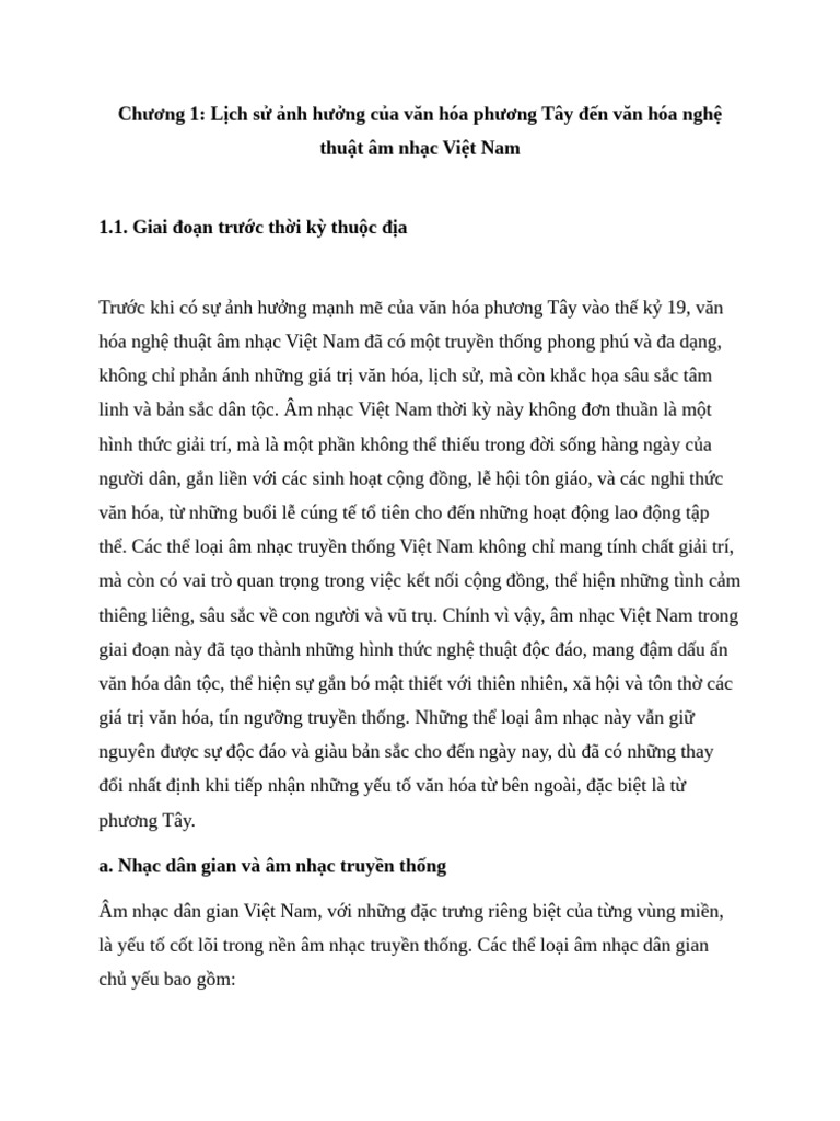 Chương 1 CSVHVN | PDF