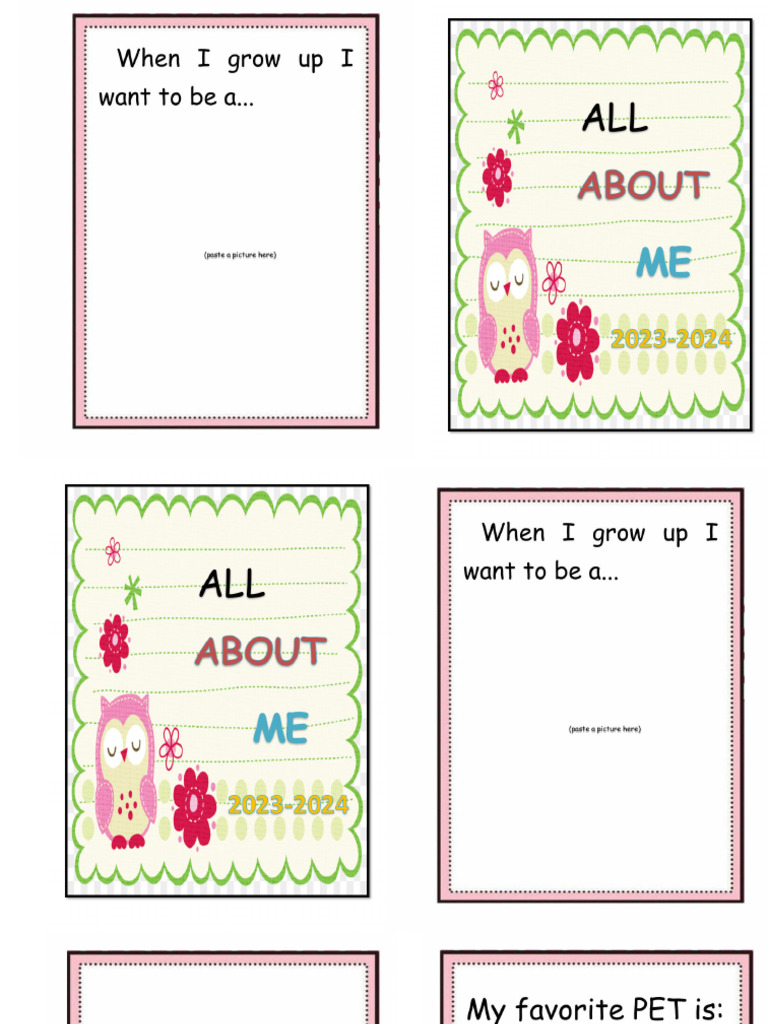 Allabout Me PDF | PDF