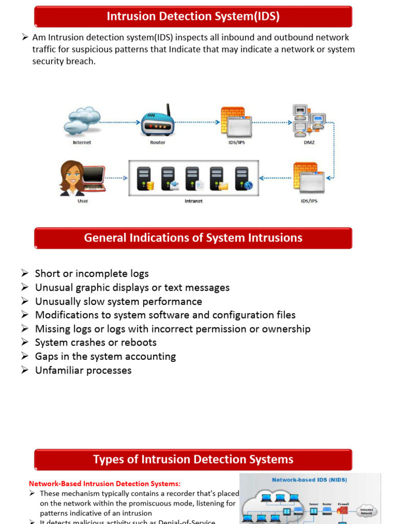 Intrusion Detection and Firewall Systems Guide | PDF | Firewall ...