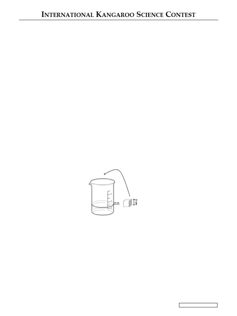 IKSC-Sample Paper CLASS 7-8 | PDF | Hydrochloric Acid | Acid