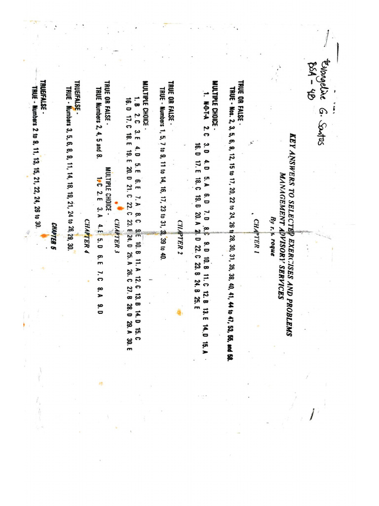 MAS 3 Roque Answer Key | PDF