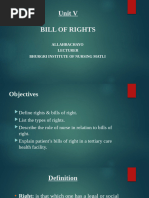 Nurses' Bill of Rights Overview | PDF | Nursing | Health Care