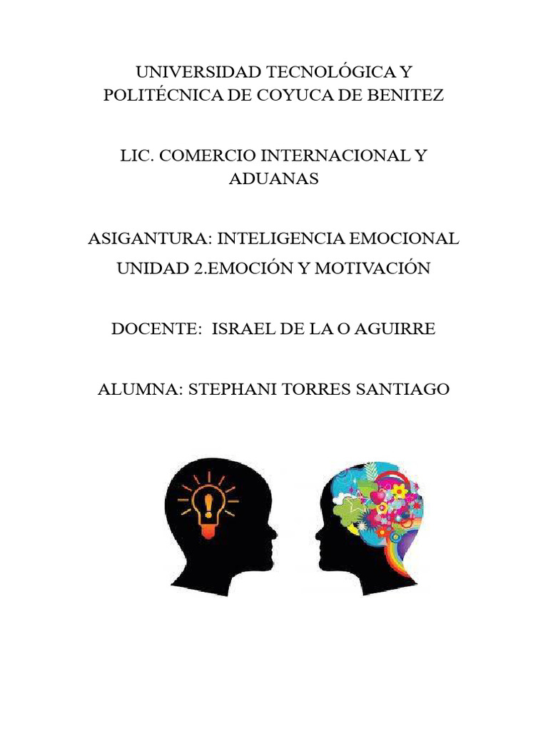 Comparto 'Emoción y Motivación' Con Usted | PDF | Las emociones ...
