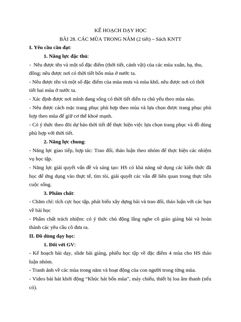 TNXH 2 bài 28 | PDF