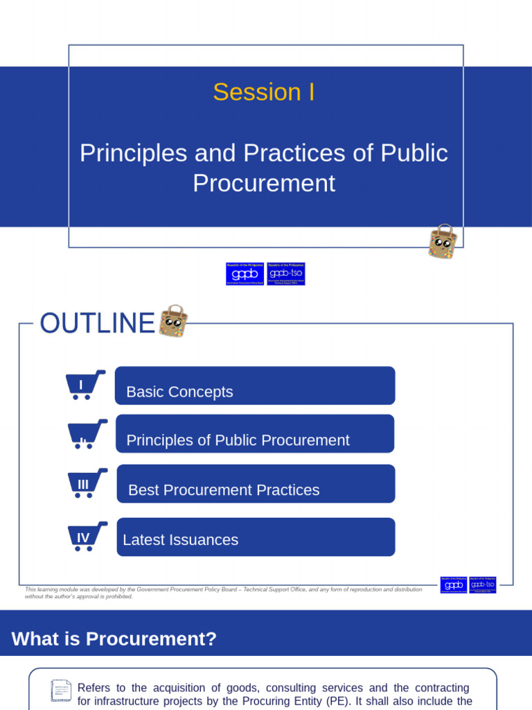 Public Procurement Principles & Practices | PDF | Procurement ...