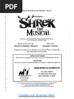 Shrek Musical: Scenes and Songs Breakdown | PDF | Art