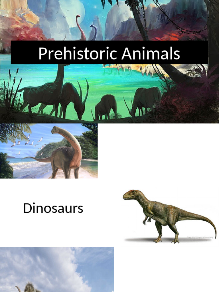 Prehistoric Animals | PDF