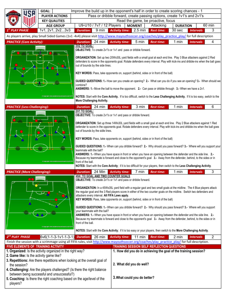 3-u10_build_up_oph_1_-_flat | PDF | Athletic Sports | Football Codes