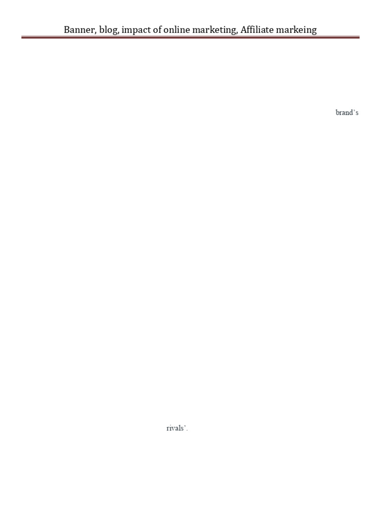 Understanding Banners and Blog Marketing | PDF | Search Engine ...