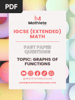 IGCSE Mathematics Formula Sheet | PDF | Circle | Triangle