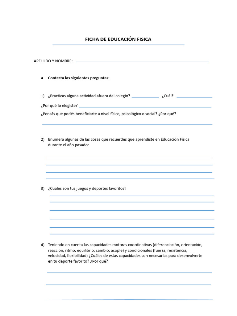 Cuadernillo ambientaci-n Educaci-n F-sica.docx | PDF | Alimentos | Fruta