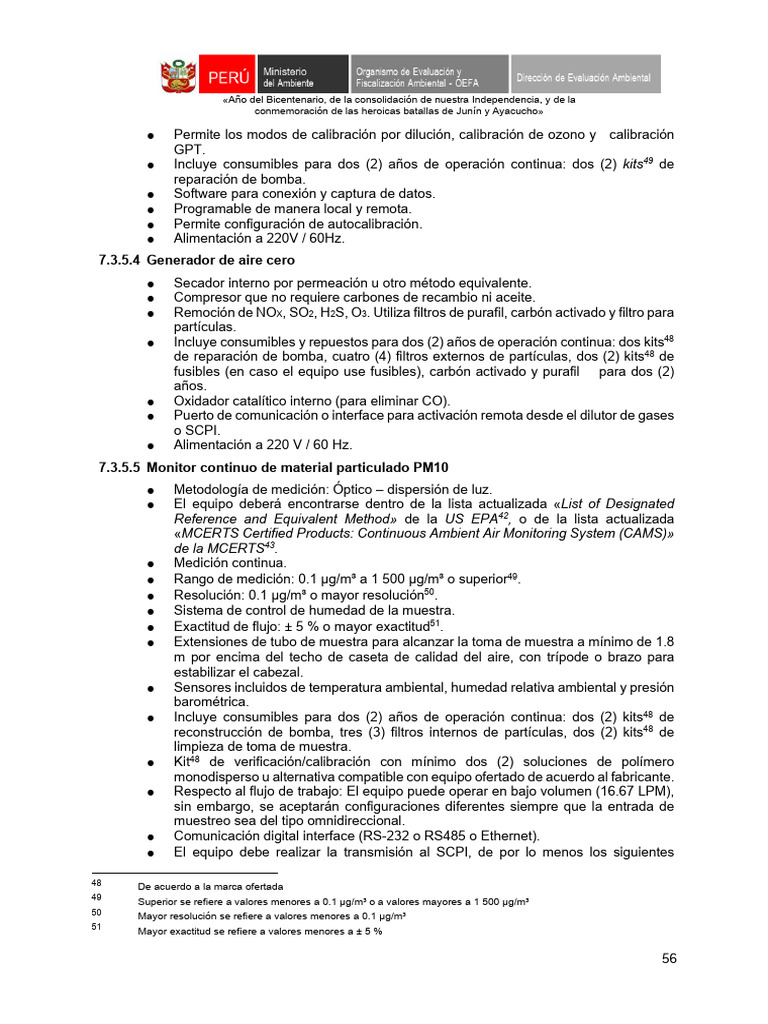 Monitores de Material Particulado PM10 y PM2.5 | PDF