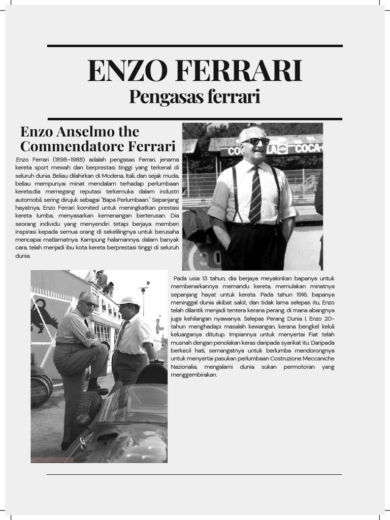 Enzo Ferrari PDF | PDF