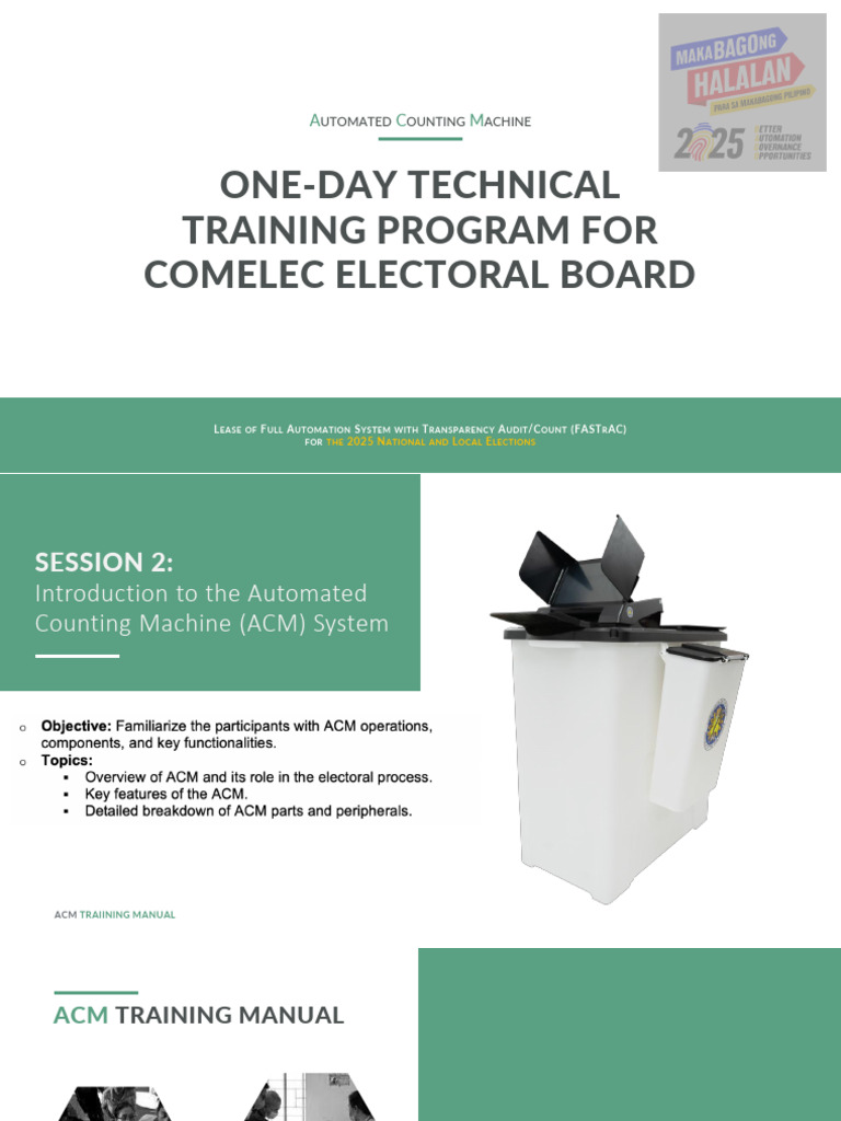 ACM Training Manual Troubleshooting Guide MIRU FILE FOR EB TRAINING ...