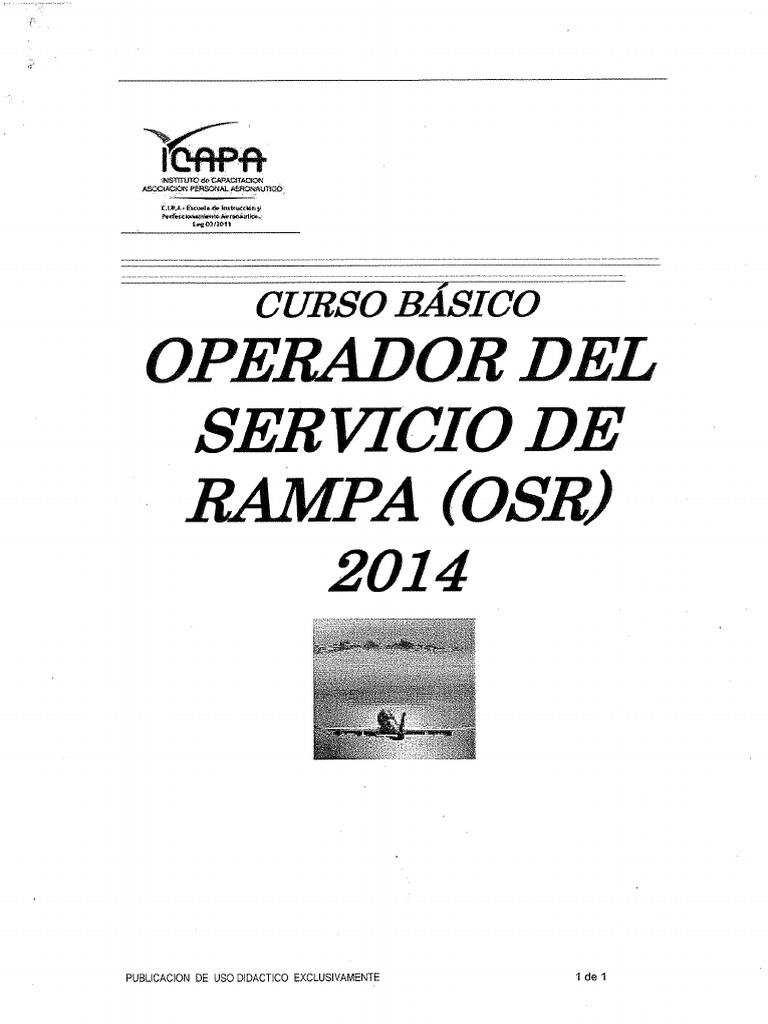 Manual Operador de Rampa | PDF