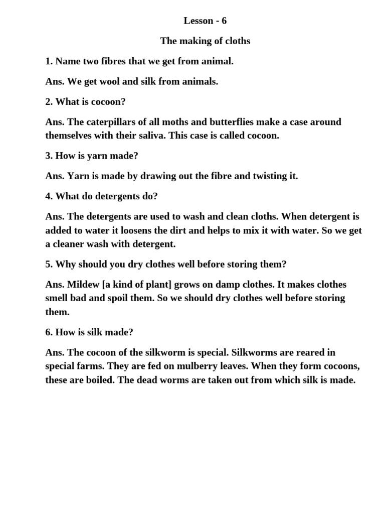 Lesson 6 EVS IV | PDF