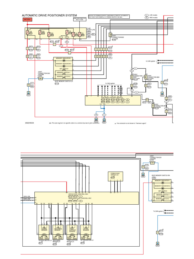 Automatic Drive Positioner System | PDF | Electrical Connector | Power ...