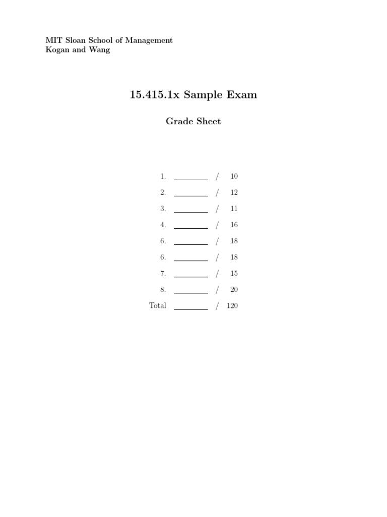Asset-V1 MITx+15.415.1x+3T2024+type@asset+block@FMF I AO Sample Exam | PDF | Bonds (Finance ...