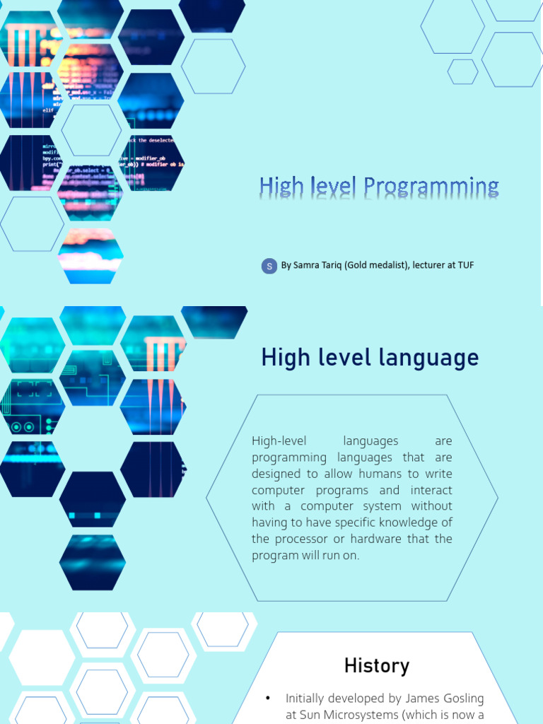 Lecture No 1 (HLP) | PDF