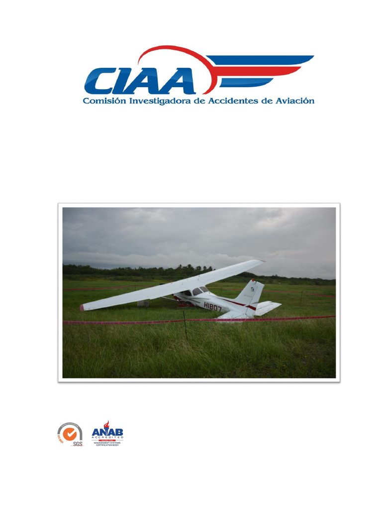 Informe Final Caso 078-16 HI-807 | PDF | Aeropuerto | Pista