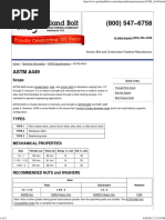Standard Internal Metric Thread and Fastener Sizes M 0.25 - M 8 ...