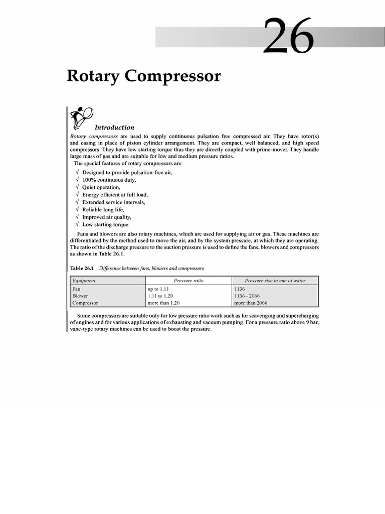 Rotary Compressor | PDF