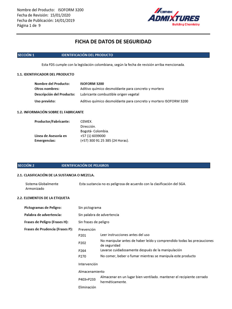 Isoform 3200 | PDF | Residuos | Agua