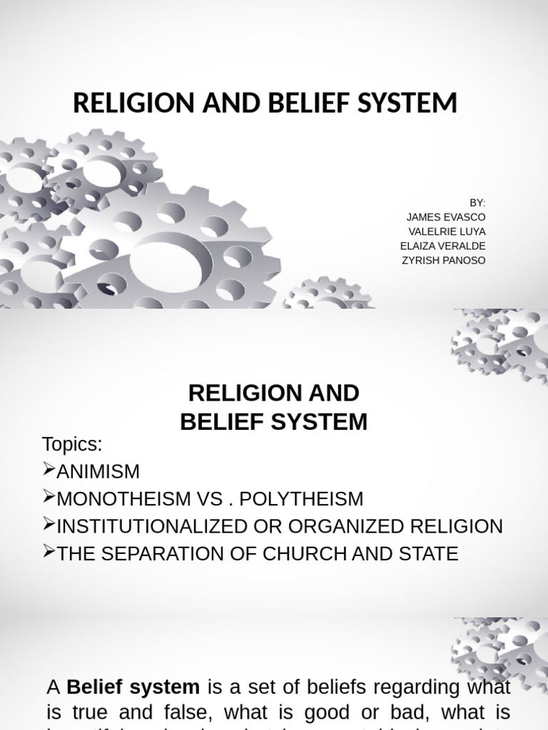 Religion and Belief System | PDF | Deities | Polytheism