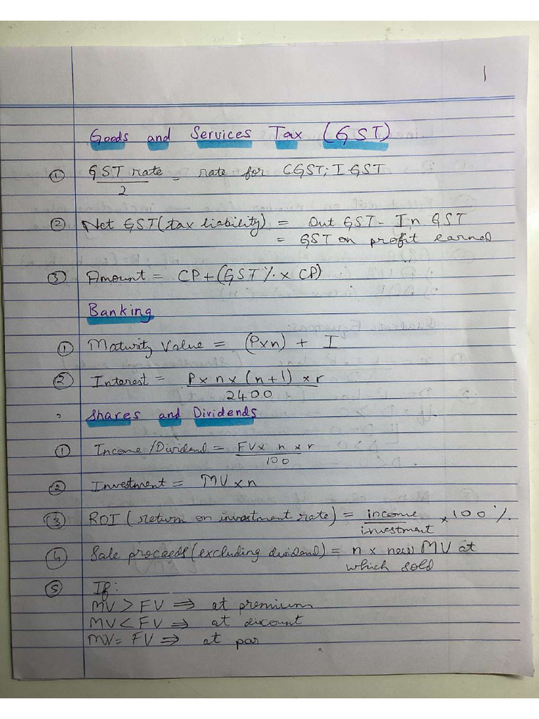 All Formulas | PDF