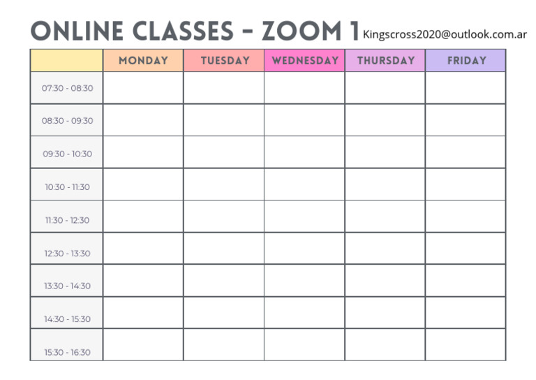Colorful Clean Rainbow Timetable Class Schedule - 20250314 - 151729 ...