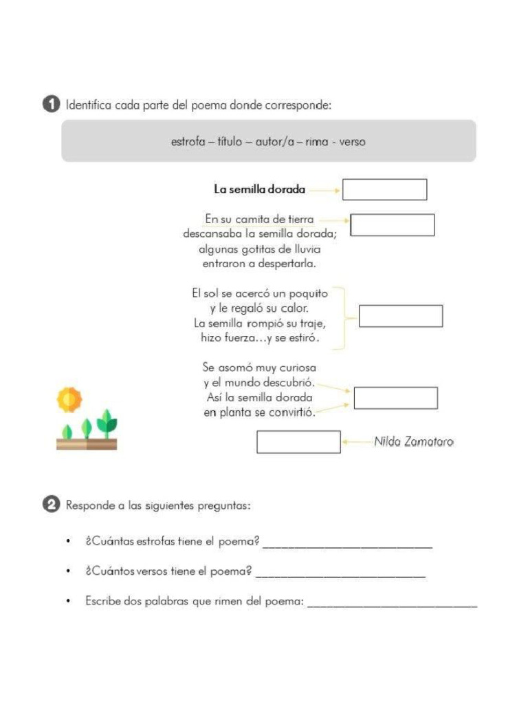 ESPAÑ 2 EVALUAC POEMA Y MITO | PDF