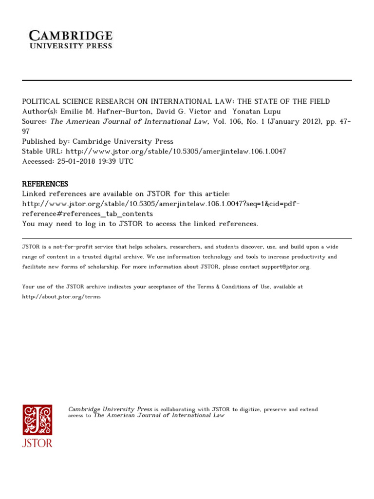 SSRN 1764082 | PDF | International Law | Nuclear Proliferation