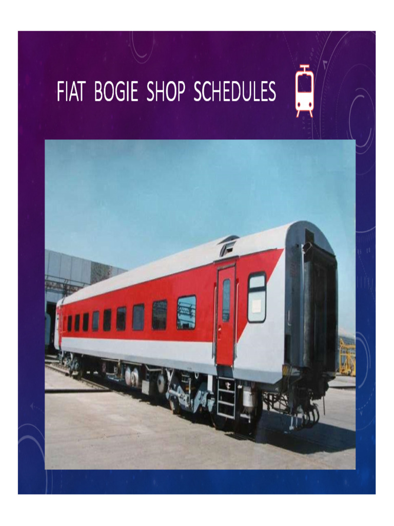 Microsoft PowerPoint - Fiat Bogie Modified Simplified | PDF | Brake | Manufactured Goods