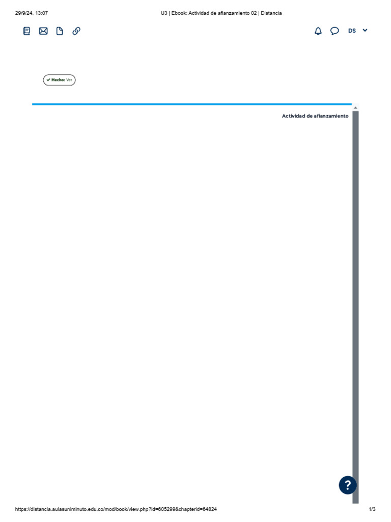 U3 - Ebook - Actividad de Afianzamiento 02 - Distancia | PDF | Videotelefonía | Servicios en línea