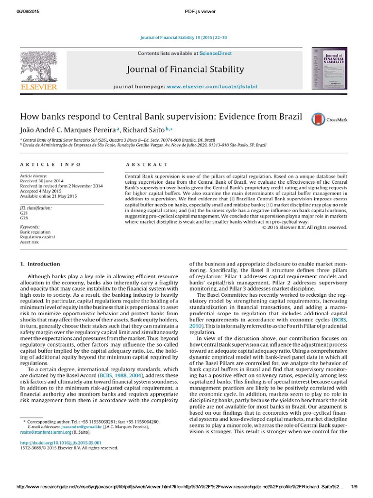 Richard - How Banks Respond To Cen | PDF