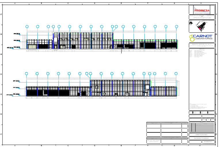 Bastidores PTR - Planos Proiincsa-Ener - Frontal y Poste | PDF