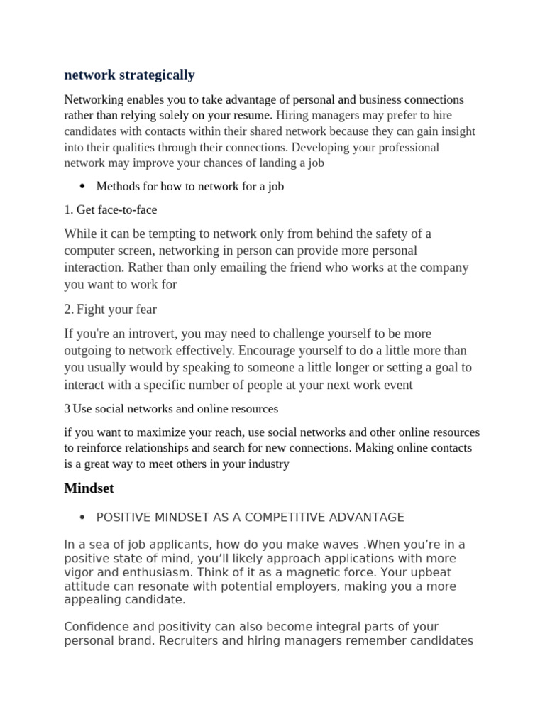 Network&mindset | PDF