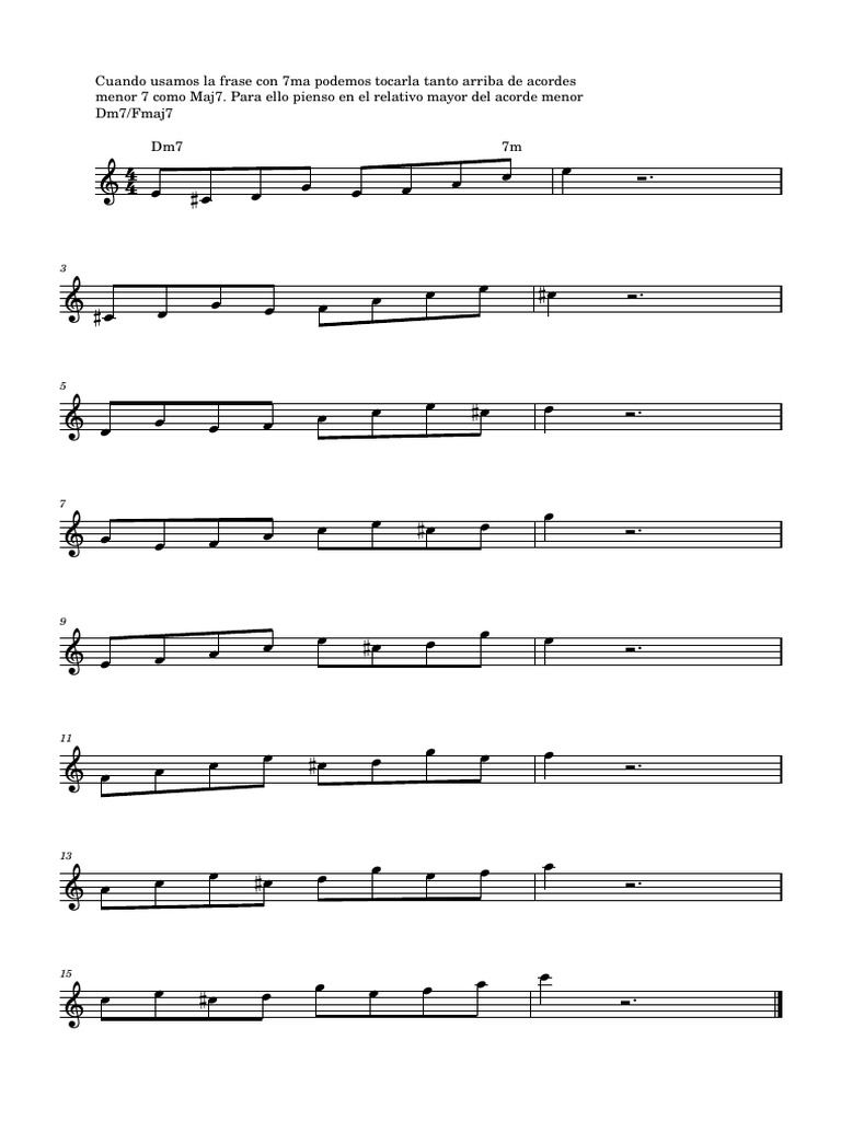 Frase Dm7 | PDF