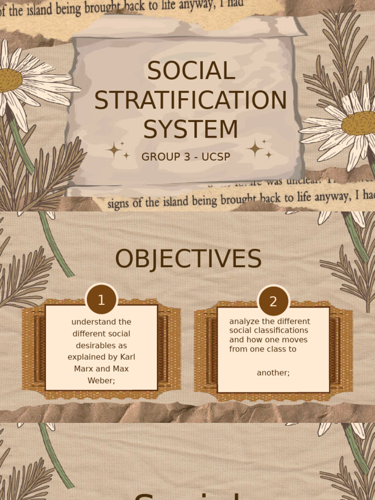 Social Stratification System | PDF | Social Stratification | Social Status