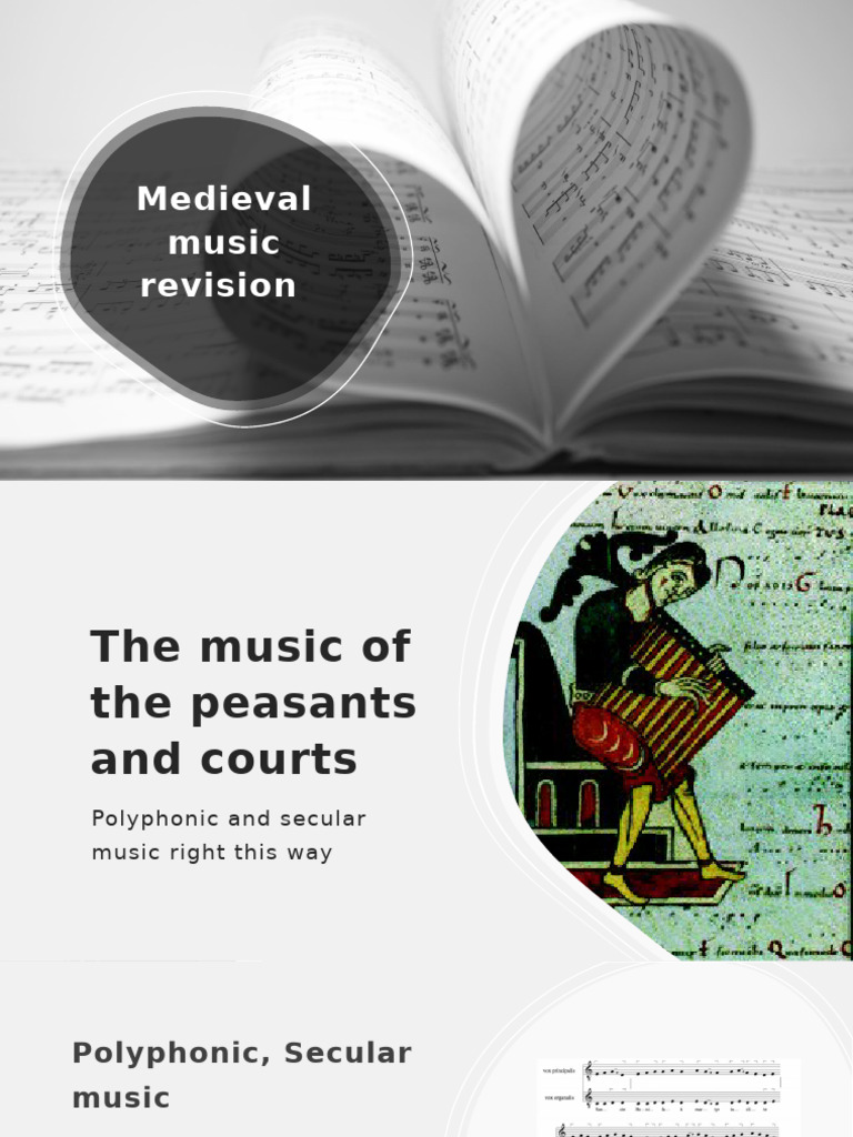 Medieval Music: Secular vs. Sacred | PDF