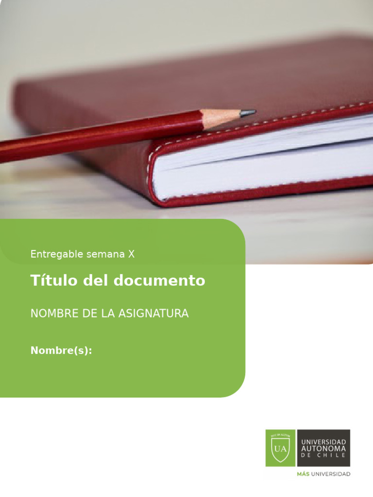 Formato Entregable | PDF