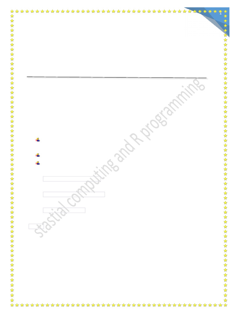 Module 05 Statistical Computing And R Programming Pdf Errors And