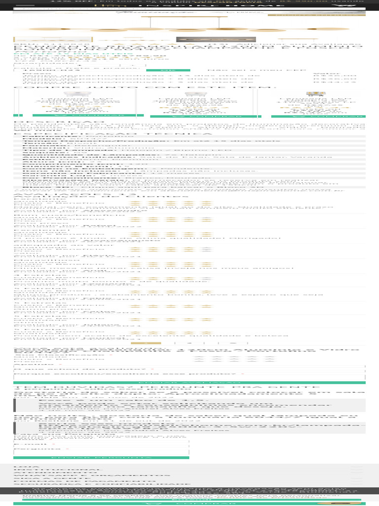 Pendente Retangular 120cm Alumínio e Vidro Dourado Champanhe e Fosco ...
